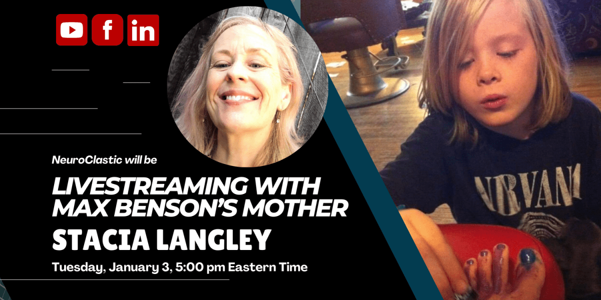Livestreaming Tuesday, January 3 with Stacia Langley, Max Benson’s ...